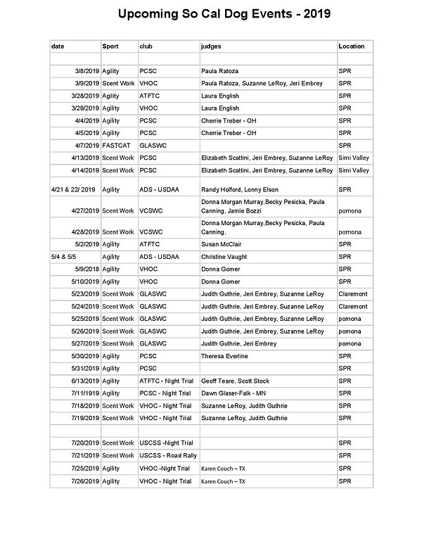 Upcoming Events Actiondogsports upcoming-events-actiondogsports